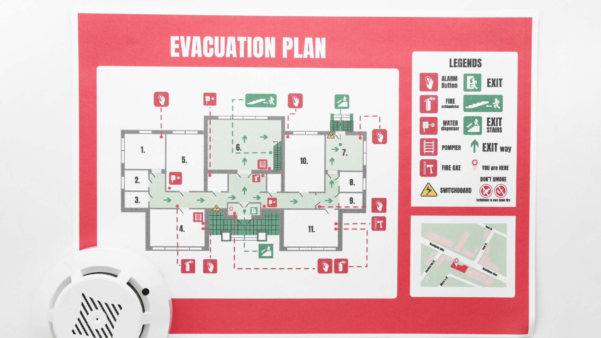 Plan d’évacuation incendie : le guide de conformité